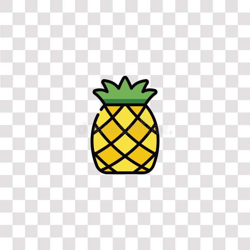 Pineapple Icon Sign and Symbol. Pineapple Color Icon for Website Design ...