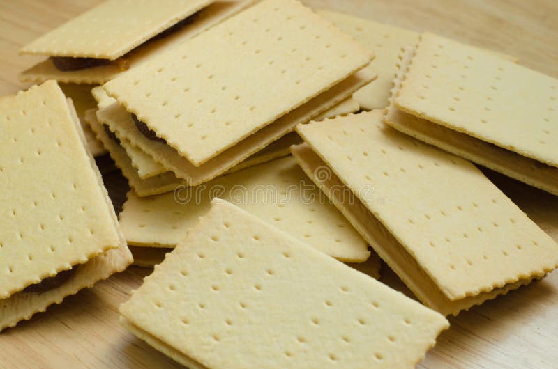 Pineapple Jam Cracker. stock image. Image of cracker - 87665623