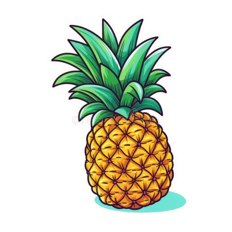 Pineapple Lineart Stock Illustrations – 484 Pineapple Lineart Stock ...