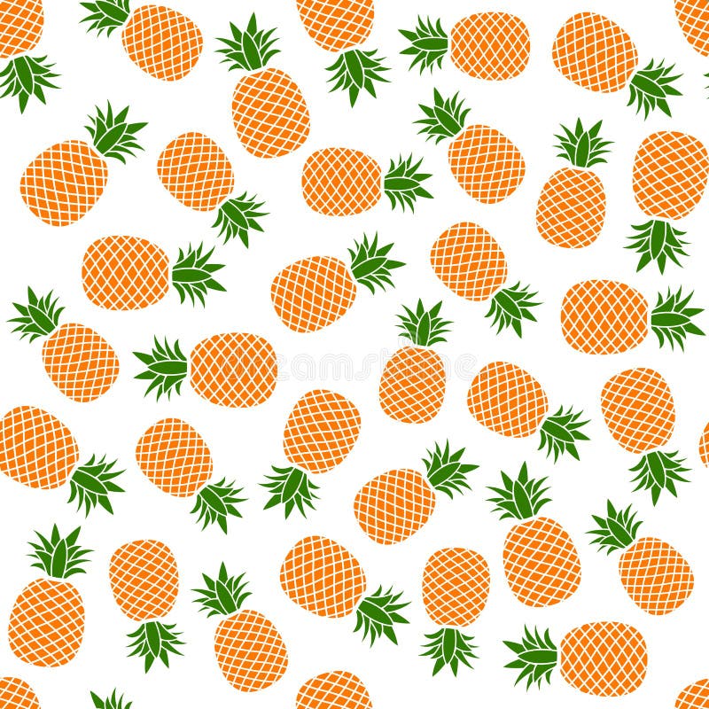 Pineapple pattern stock vector. Illustration of seamless - 77171163