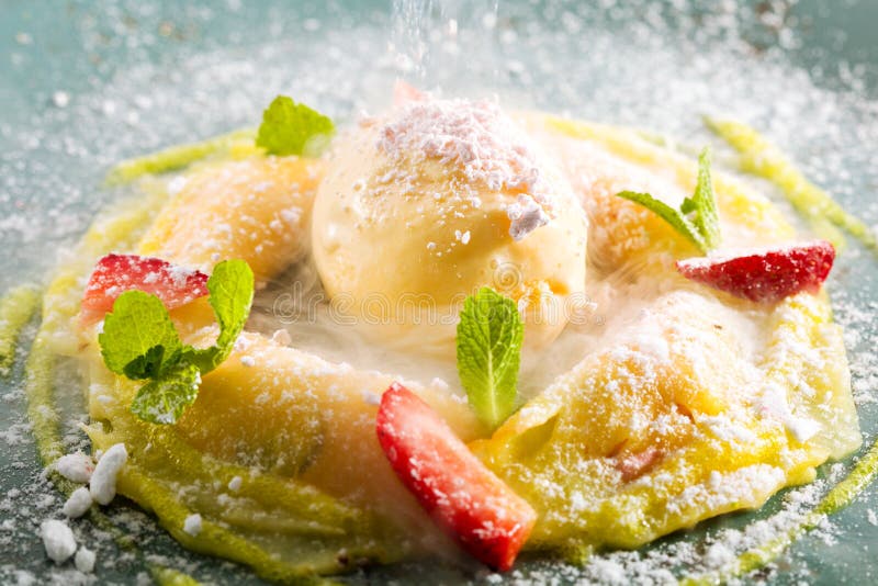 Pineapple Ravioli stock photo. Image of kitchen, flour - 74187470