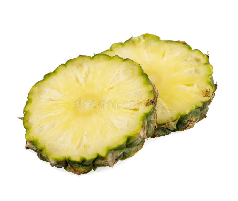 Pineapple Slice an Isolated. Pineapple Ring on White Background Stock ... Pineapple Slice an Isolated. Pineapple Ring on White Background Stock ...