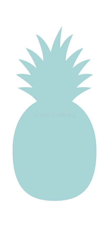 Pineapple Shape of Cocktail Drinking Glass Stock Vector - Illustration ...