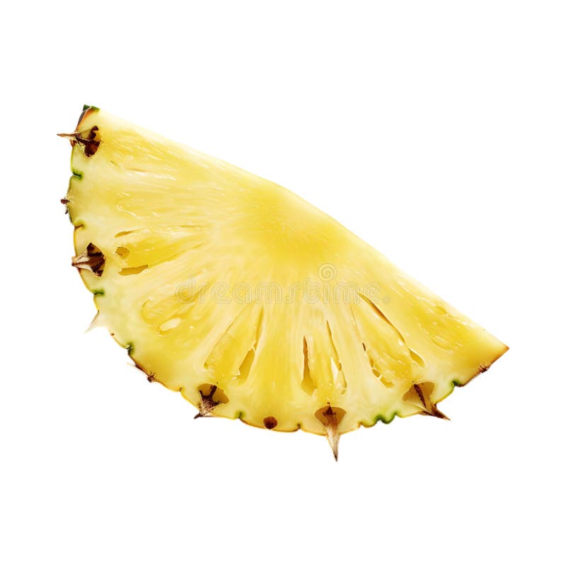 Pineapple Slice on Transparent Background - Ai Generated Stock ...