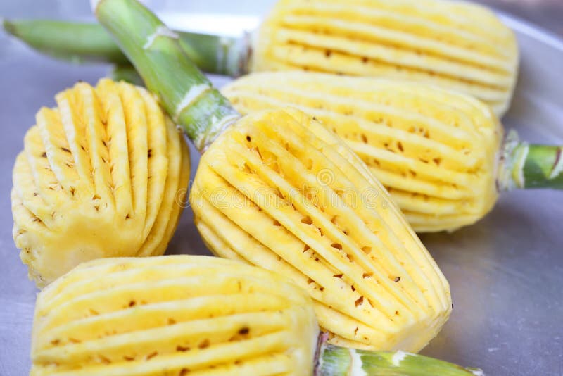 Pineapple slices stock photo. Image of citrus, object - 70198778