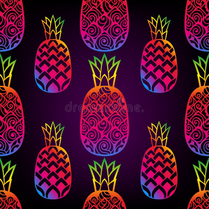 Pineapple Hippie Stock Illustrations – 100 Pineapple Hippie Stock ...