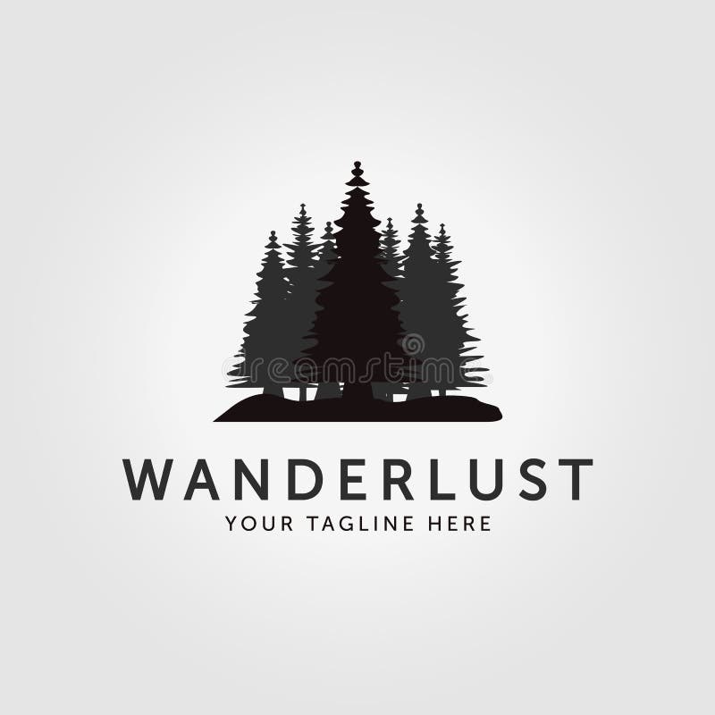 Pines Tree Logo Icon Design Vector Illustration Stock Vector ...