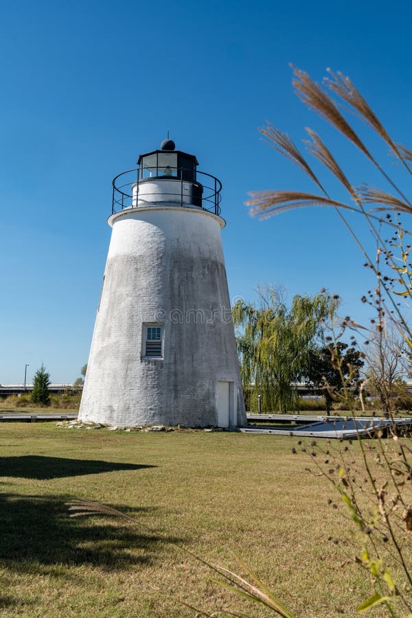 Piney Point Lighthouse in Southern Maryland on the Chesapeake Bay Stock ...