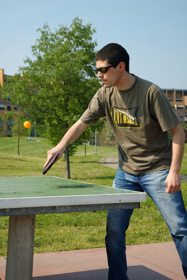 Ping Pong stock image. Image of tennis, outdoor, table - 124469