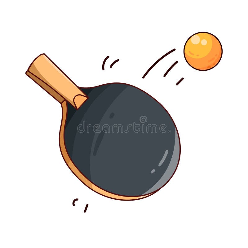 Ping pong or table tennis stock vector. Illustration of action - 389144351