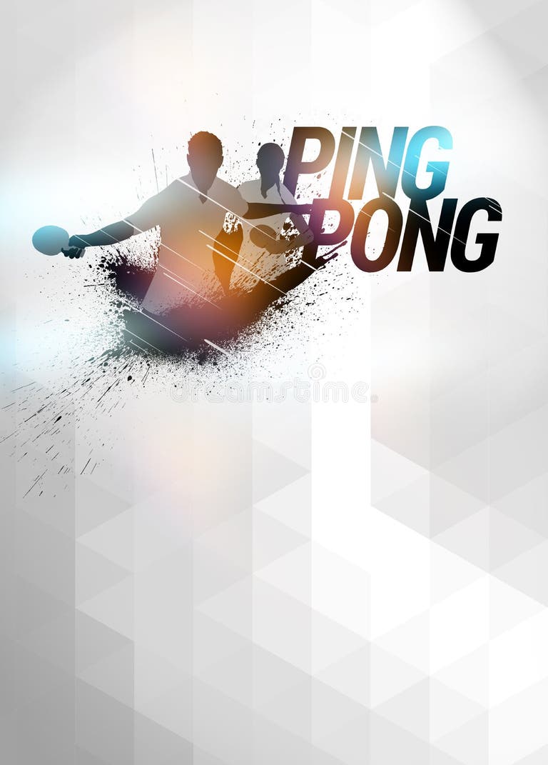 Ping Pong Poster Stock Illustrations – 1,871 Ping Pong Poster Stock ...