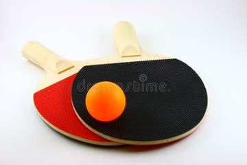 Ping pong bats stock photo. Image of pong, hobby, isolated - 5337790