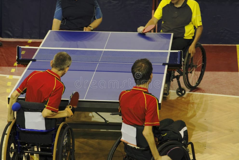 Ping pong game stock image. Image of ping, hand, rehabilitation - 2455527