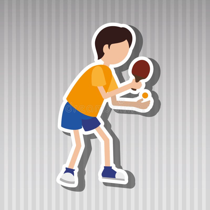 Ping pong game design stock illustration. Illustration of leisure ...
