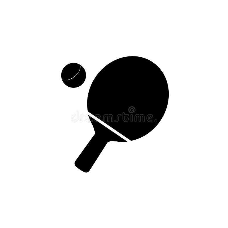 Ping-pong icon logo vector stock illustration. Illustration of design ...
