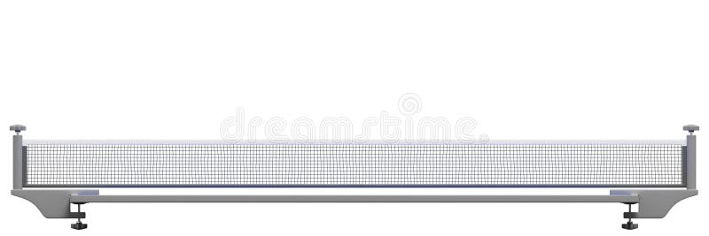 Ping Pong Net De Ping Pong Sobre Fondo Aislado. Stock de ilustración ...