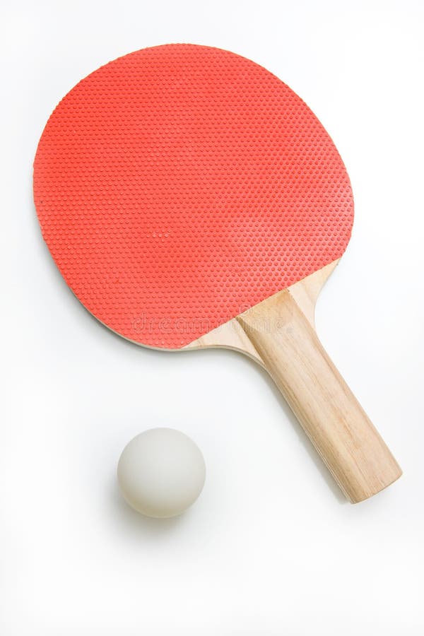 Ping Pong Paddle and Ball stock image. Image of tennis - 22643161