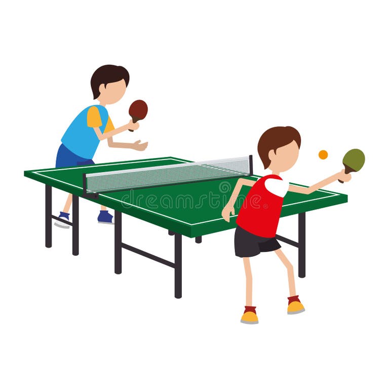 Ping pong player avatar stock vector. Illustration of paddle - 87023226