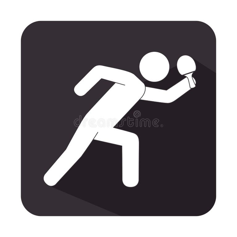 Ping pong player avatar stock vector. Illustration of exercise - 87023238
