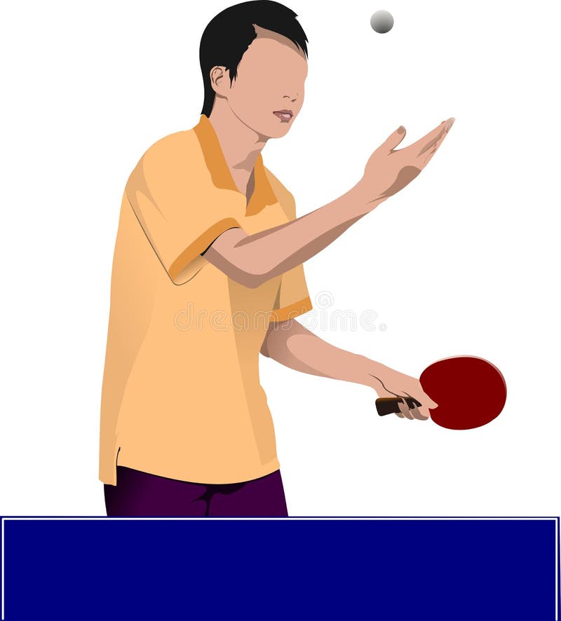 Ping Pong Player Stock Illustrations – 780 Ping Pong Player Stock ...