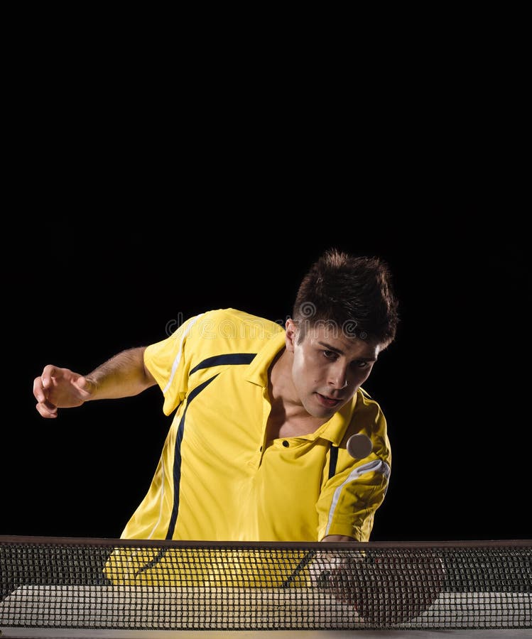 Joueur Professionnel De Ping-pong Photo stock - Image du compétence ...