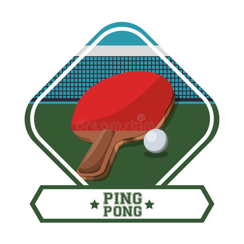 Ping Pong sport design stock vector. Illustration of competitive - 65422877
