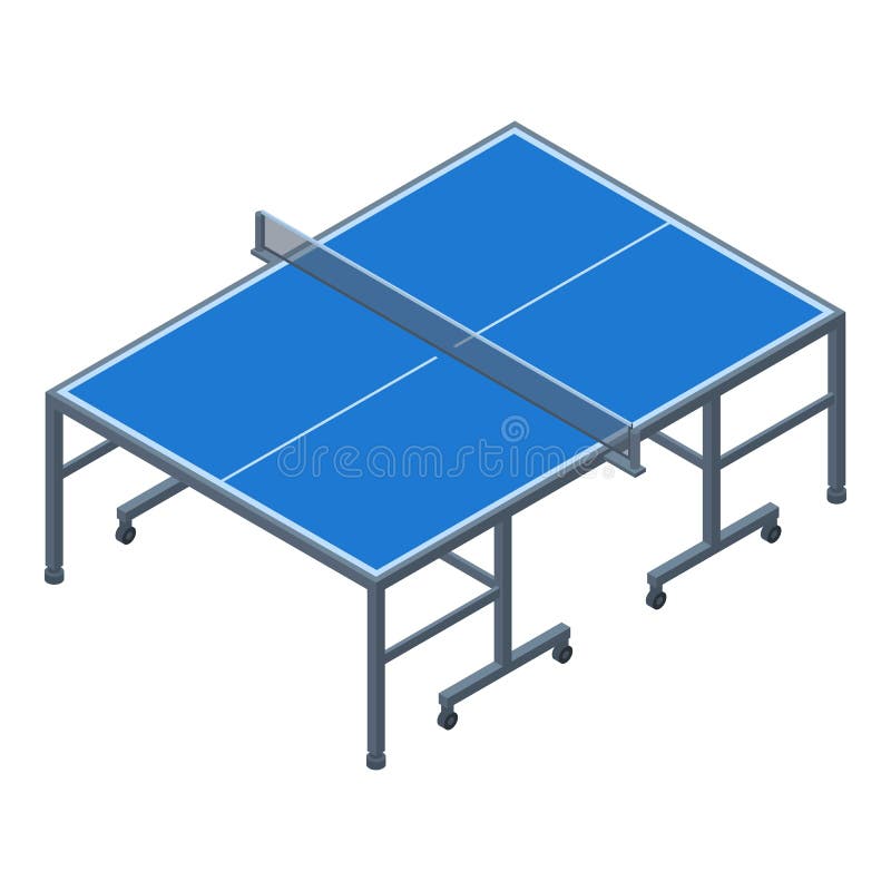 Ping Pong Table Perspective Icon, Outline Style Stock Vector ...