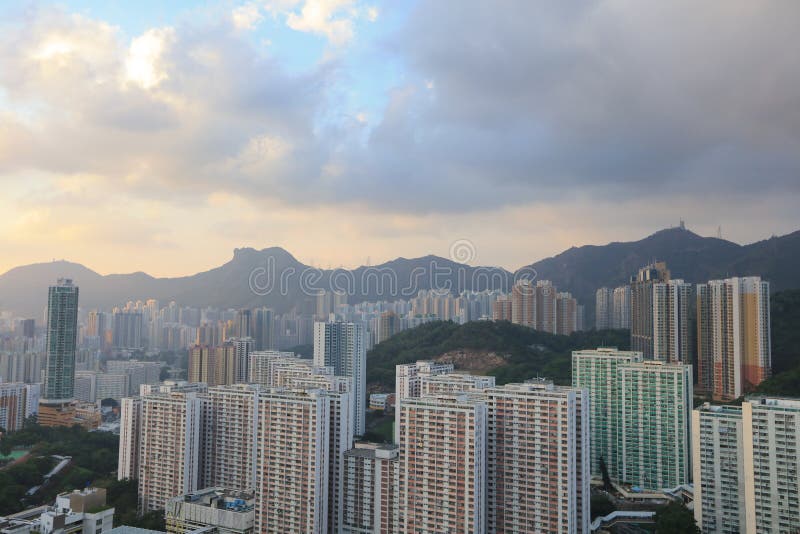 Ping Shan View Choi Ying Estate Editorial Stock Image - Image of east ...