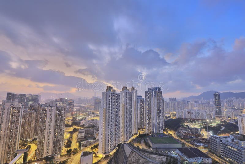 ,Ping Shan View of Kowloon Bay Editorial Photography - Image of peak ...