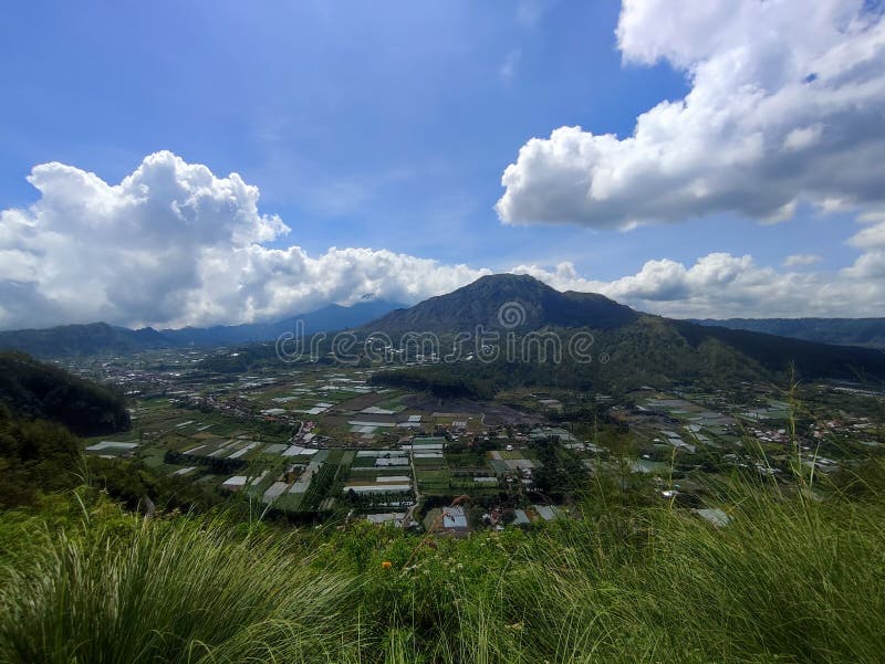 Pinggan Village at Kintamani Bali Stock Photo - Image of bali, pinggan ...