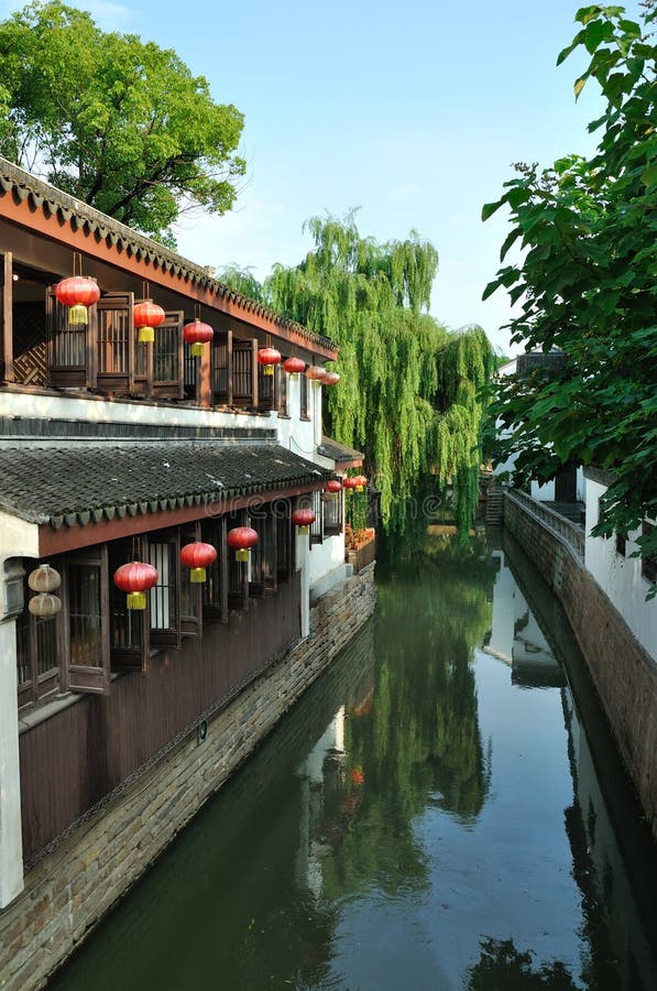 Pingjiang Road stock image. Image of china, suzhou, river - 44115351