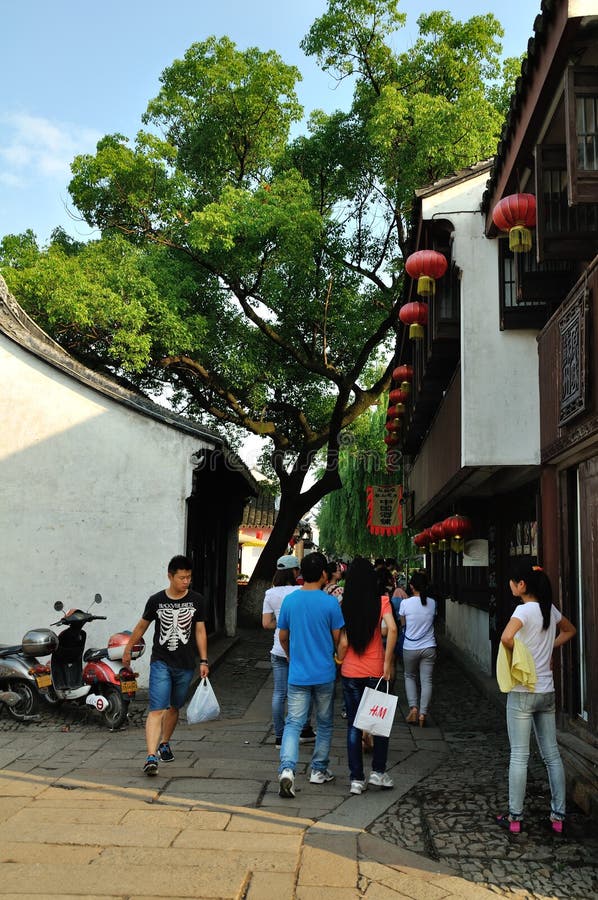 Pingjiang Road editorial image. Image of historic, street - 44190085