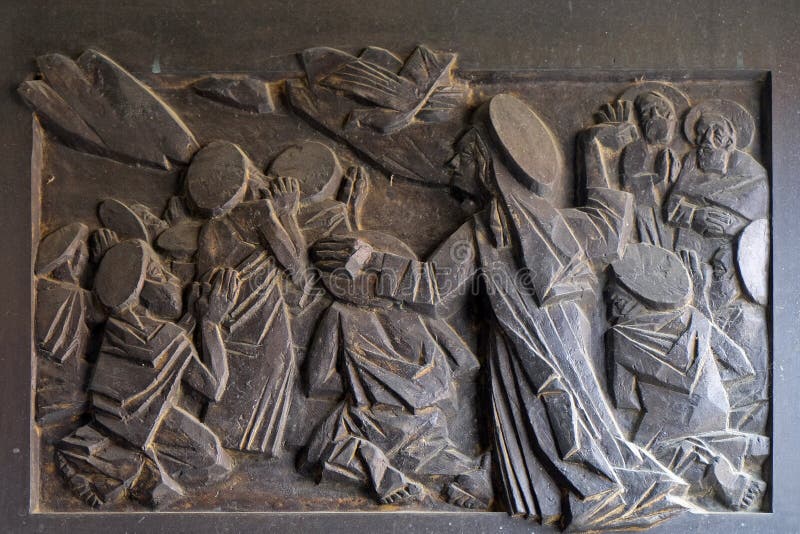 Pingstdagen Nedstigningen Av Den Heliga Anden Fotografering för ...