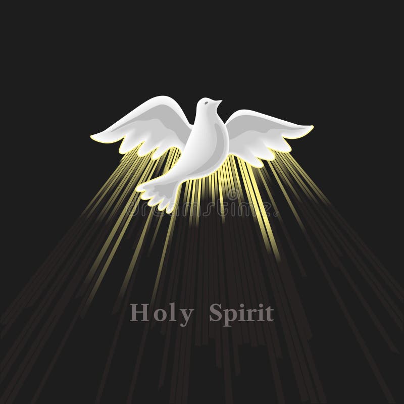 Pingstdagen. Helige Ande vektor illustrationer. Illustration av ...
