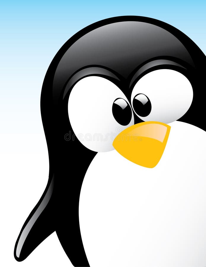 Pinguïn vector illustratie. Illustration of gelukkig, vogel - 5528667