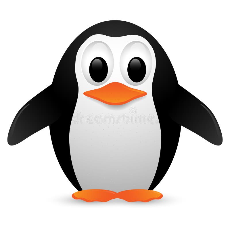 Pinguïn Vector illustratie vector illustratie. Illustration of koude ...