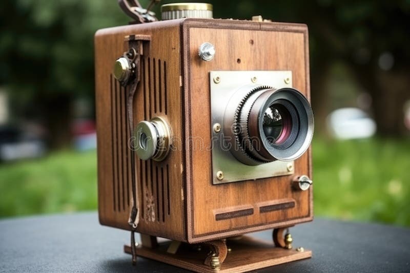 Pinhole Camera Displayed with Diy Instruction Book Stock Photo - Image ...