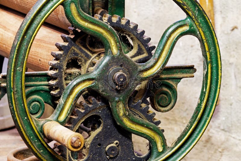 Pinion Gear with Wheel of Old Mechanical Device Stock Image - Image of ... Pinion Gear with Wheel of Old Mechanical Device Stock Image - Image of ...