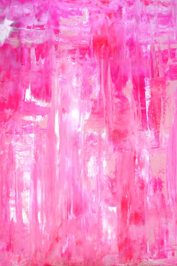 Pink Abstract Art Painting stock image. Image of artwork - 32671481