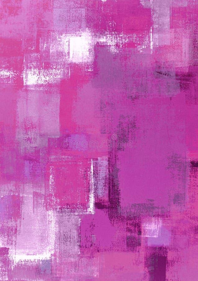 Pink Abstract Art Painting stock image. Image of background - 62055051