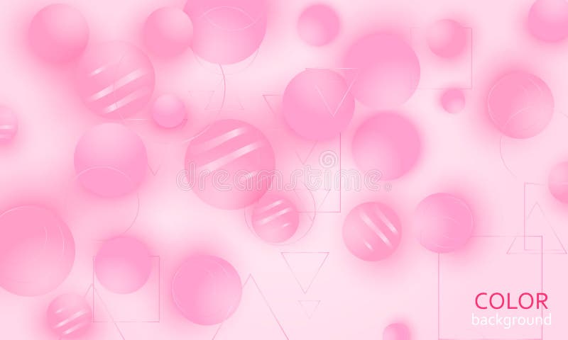 Pink Abstract Background Design. Pink Balls Stock Vector - Illustration ... Pink Abstract Background Design. Pink Balls Stock Vector - Illustration ...