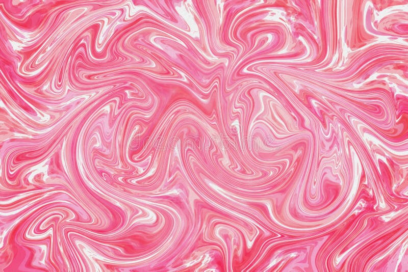Pink liquid marble stock illustration. Illustration of fluid - 117954249