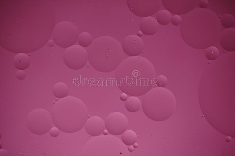 Pink Abstract Background with Oil Circles, Streaks and Gradient. Stock ...