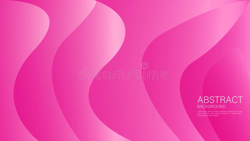 Pink Abstract Background, Pink Wave Background for Valentine, Gradient ...