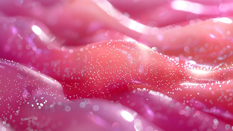 Pink Abstract 3D Background with Shimmering Texture Stock Illustration ...