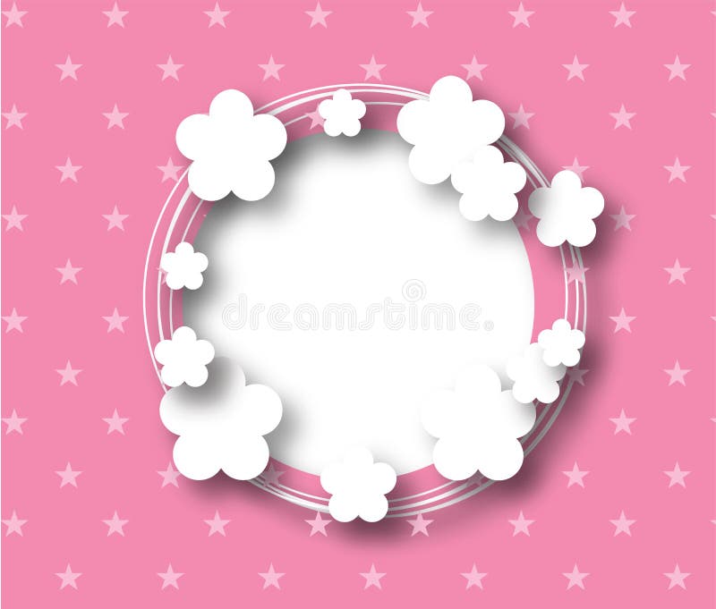 Pink Abstract Frame Background Stock Illustration - Illustration of ...