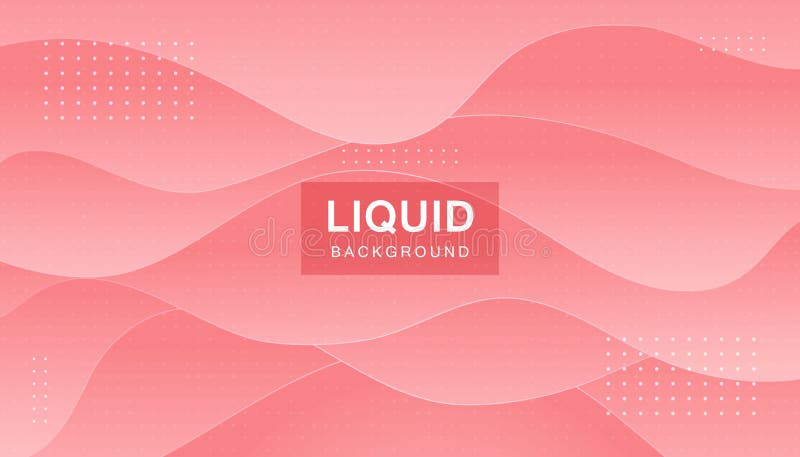 Pink Abstract Liquid Background. Modern Shape Concept Stock Vector ...