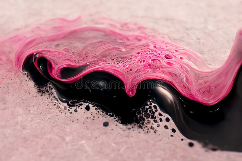 A Pink Abstract Liquid Background Stock Photo - Image of liquid, nature ...