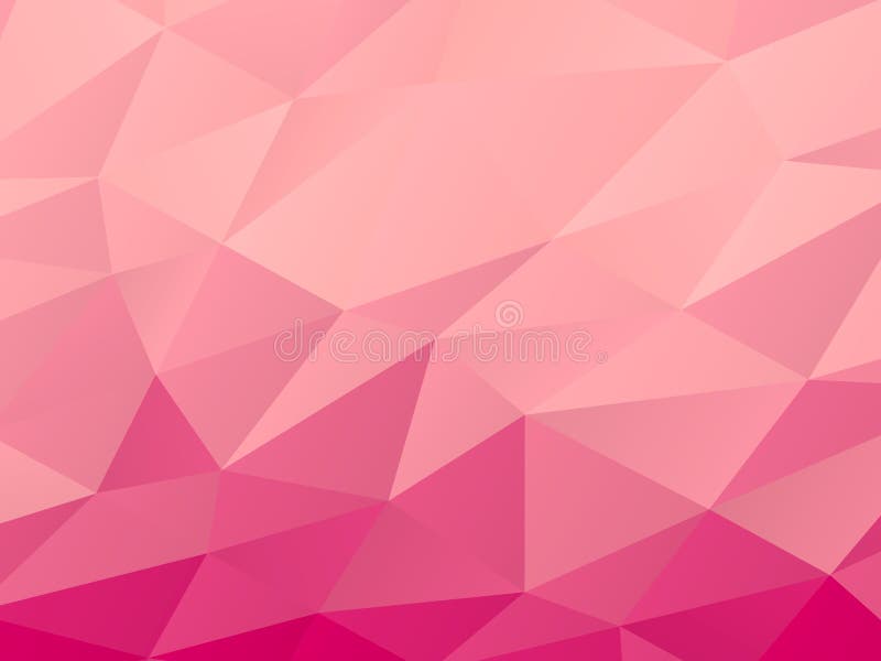 Pink Abstract Low Poly Background. Vector Stock Illustration for Poster ...