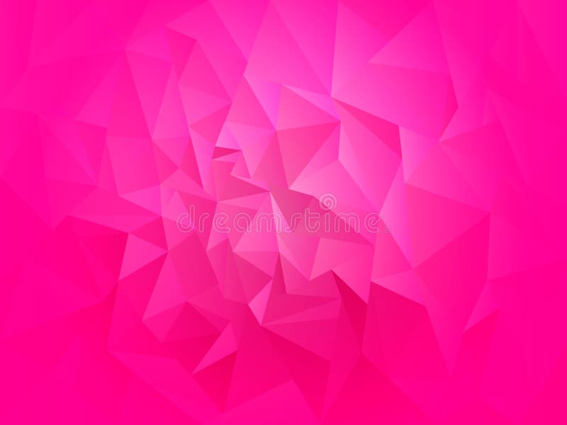 Pink Abstract Low Poly Background. Vector Stock Illustration for Poster ...